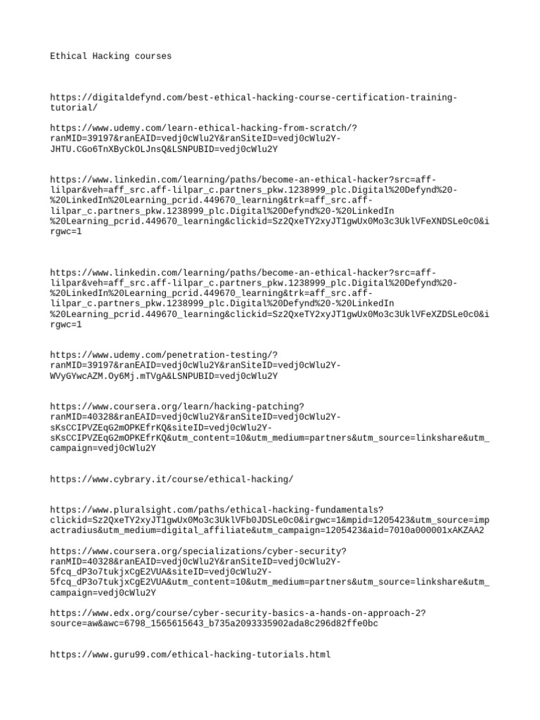 Ethical Hacking Pdf
