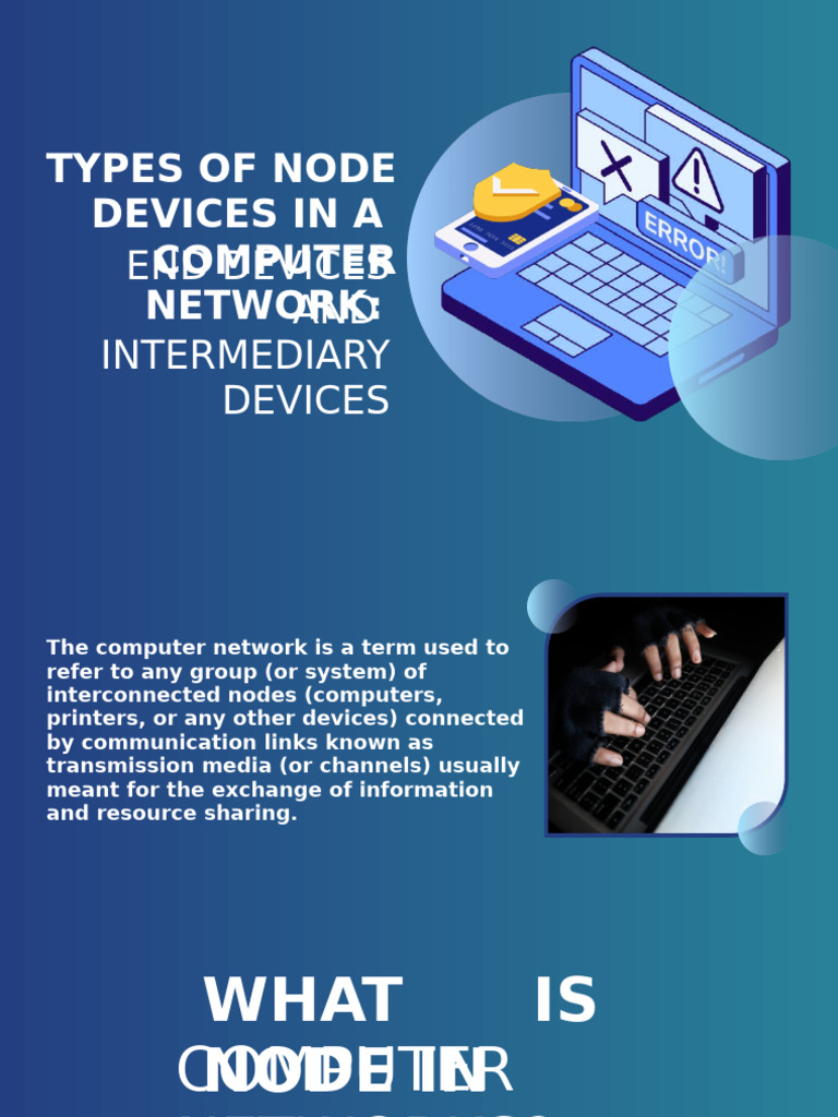 Networking IEnd Devices and Intermediary Devices | PDF