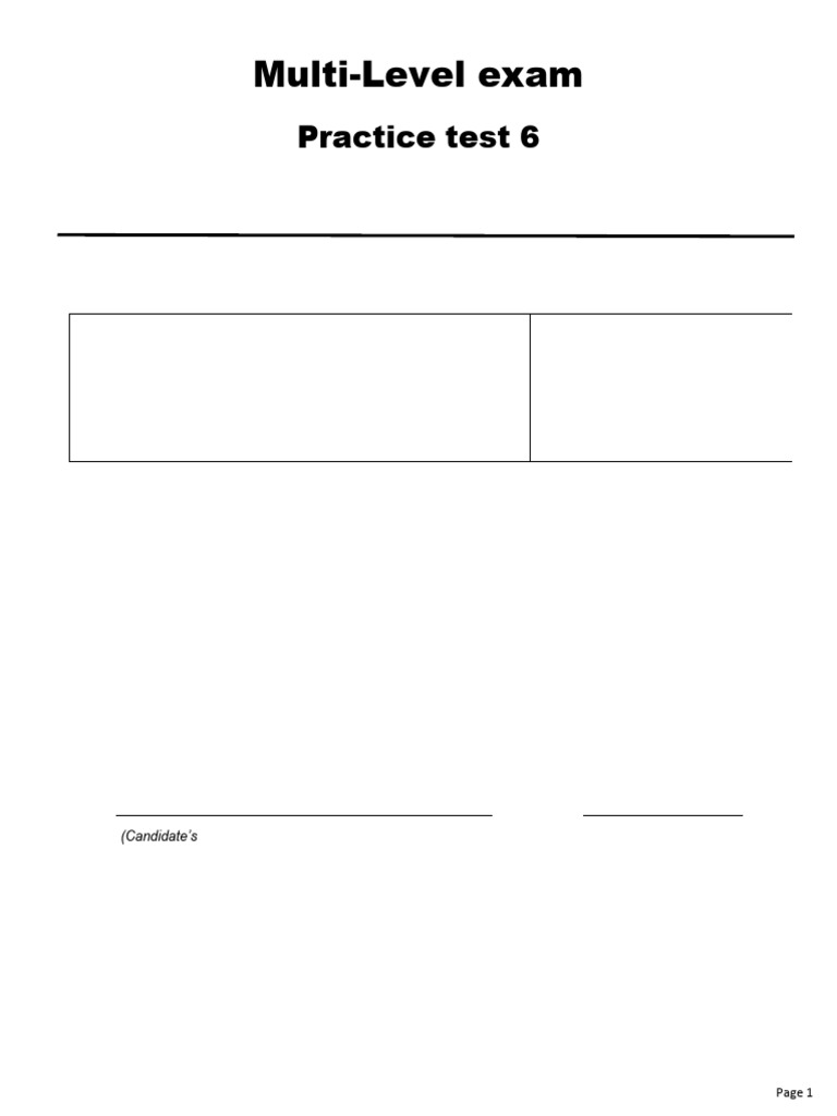 Listening Test 6 | PDF