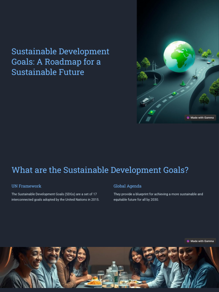 Sustainable-Development-Goals-A-Roadmap-for-a-Sustainable-Future | PDF