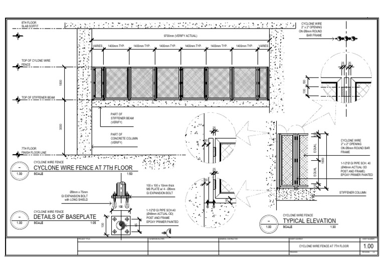 Cyclone Wire Fence | PDF | Architectural Design | Architecture