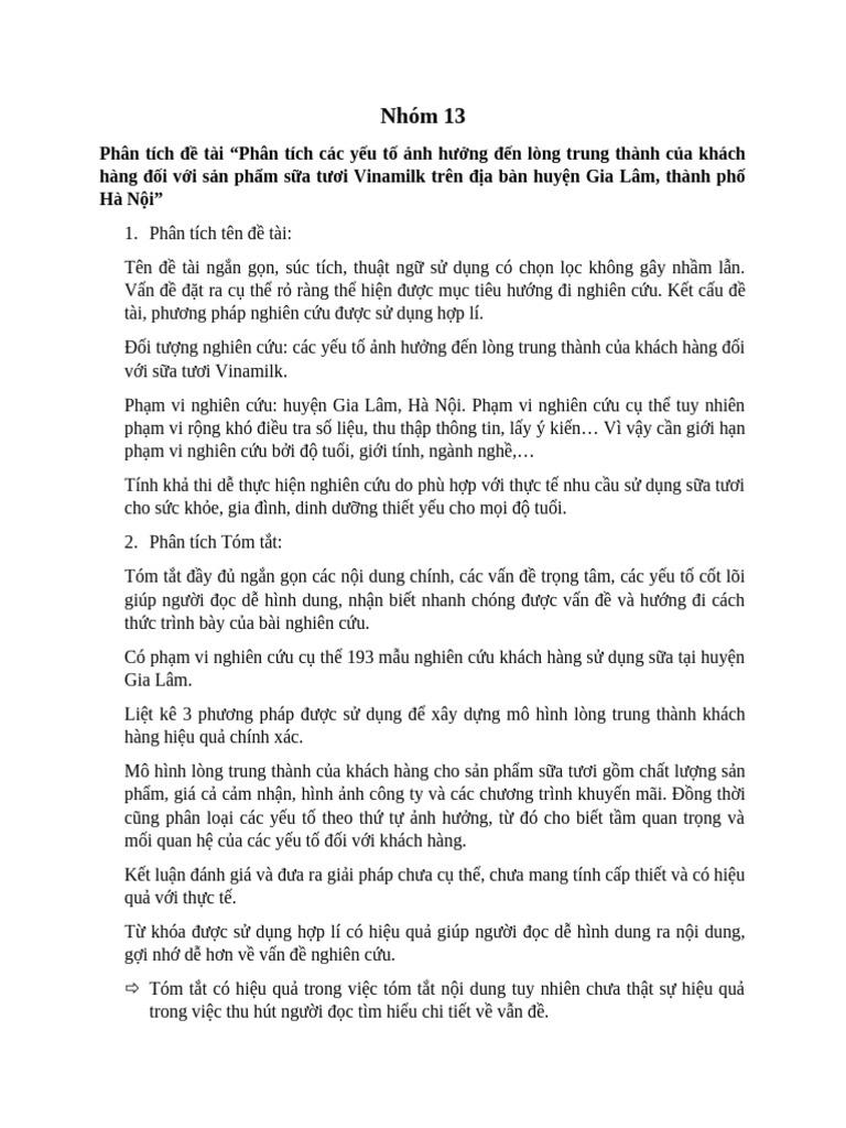 PPNCTKD Nhóm13 | PDF