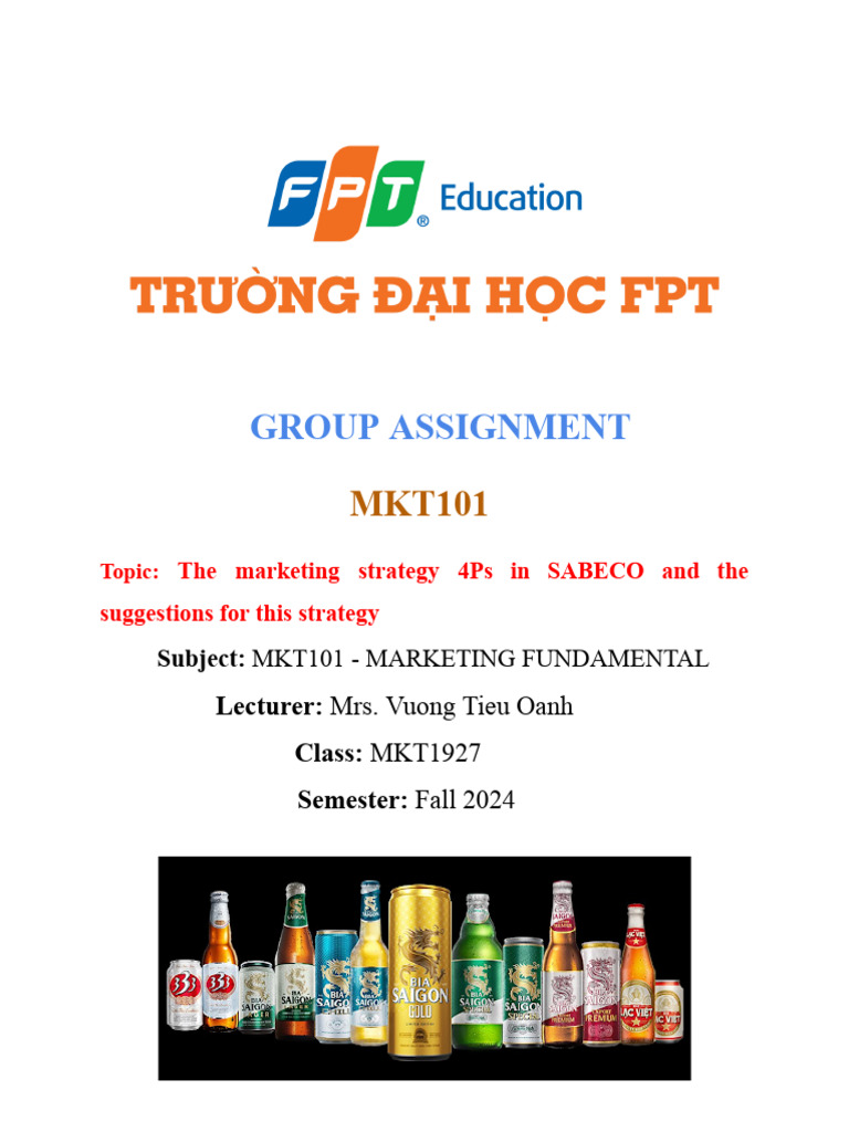 Assignment - Group 3 - HE186226 | PDF | Pricing | Brand