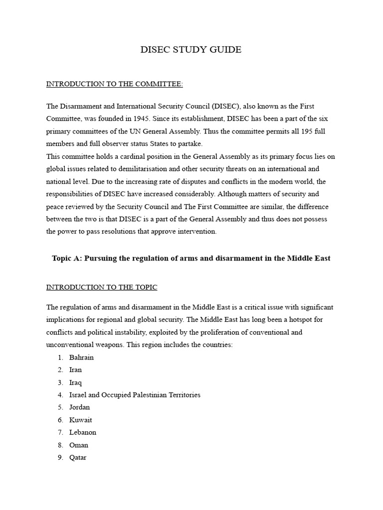 Disec Study Guide Lamun Ix | PDF | Piracy | Piracy Off The Coast Of Somalia