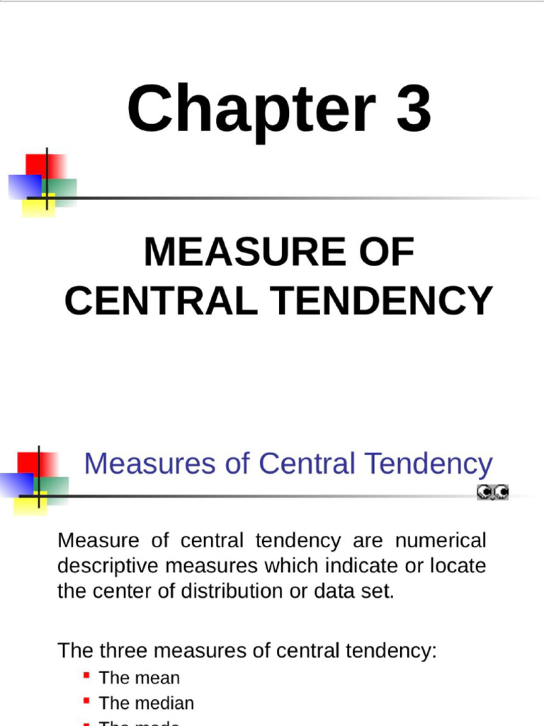 Advanced Statistics Chapter 3 | PDF