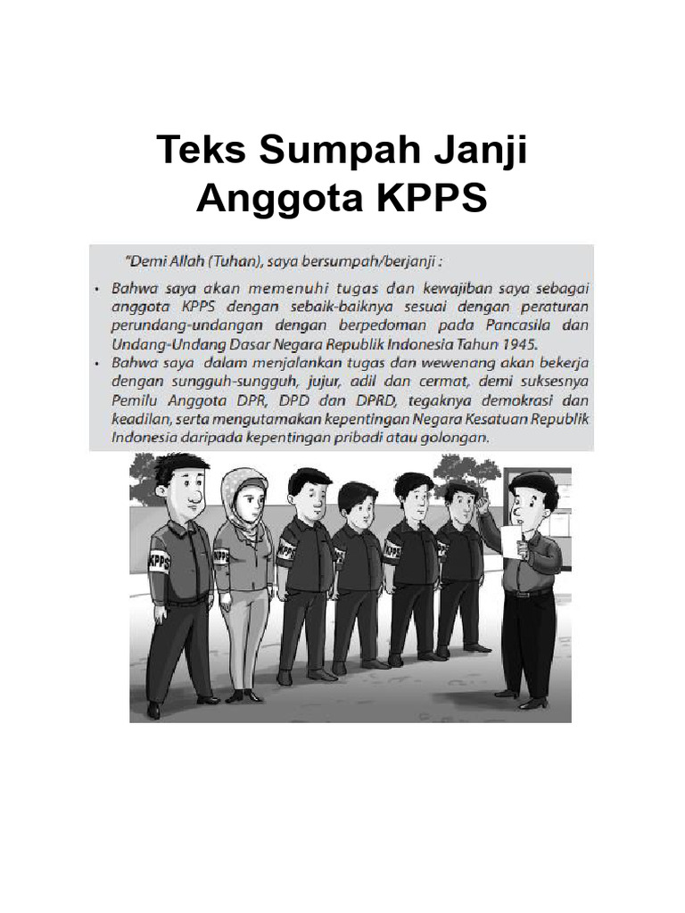 Teks Sumpah Janji | PDF