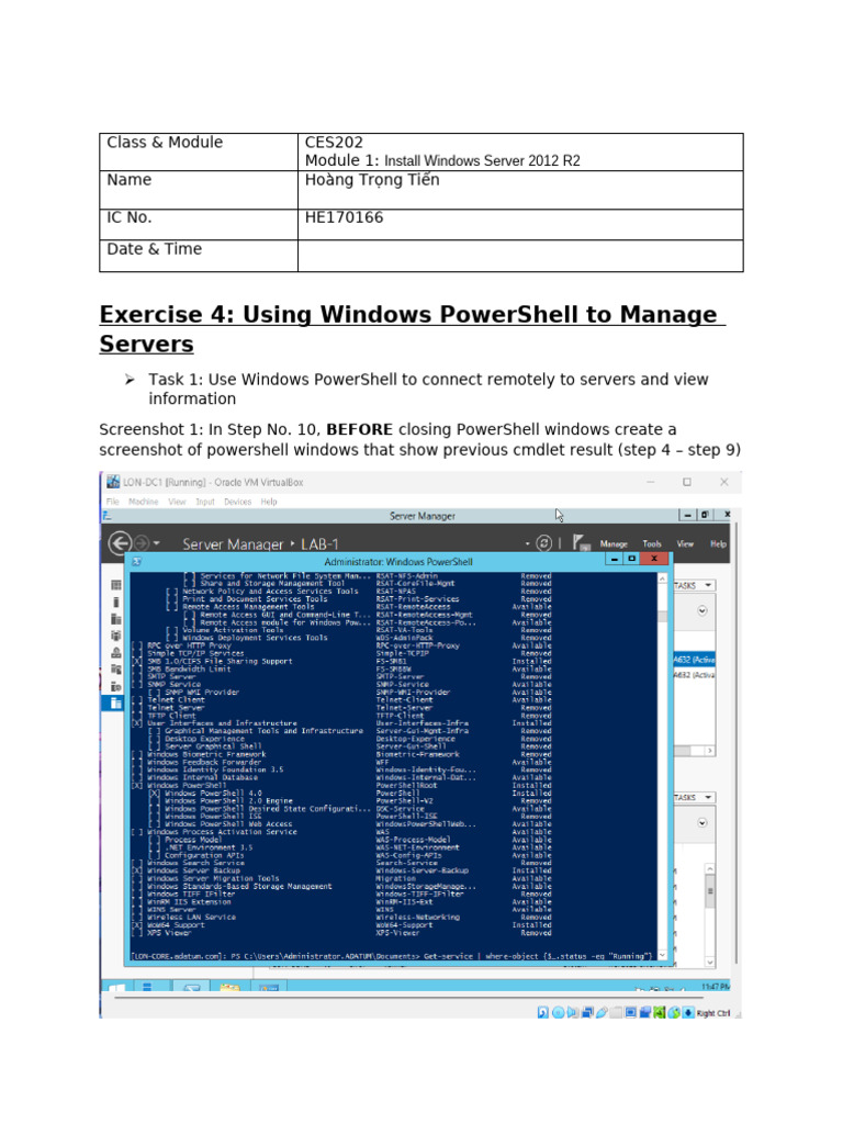 Lab01-Ex04-Hoàng Trọng Tiến - HE170166 | PDF