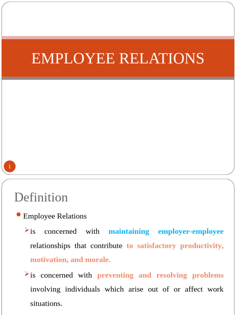 Employee-Relations | PDF | Employment | Collective Bargaining