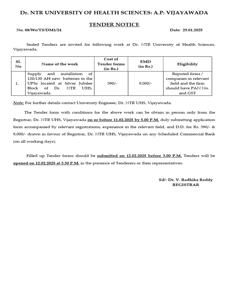 UPS Battery Tender at NTR UHS 2025 | PDF