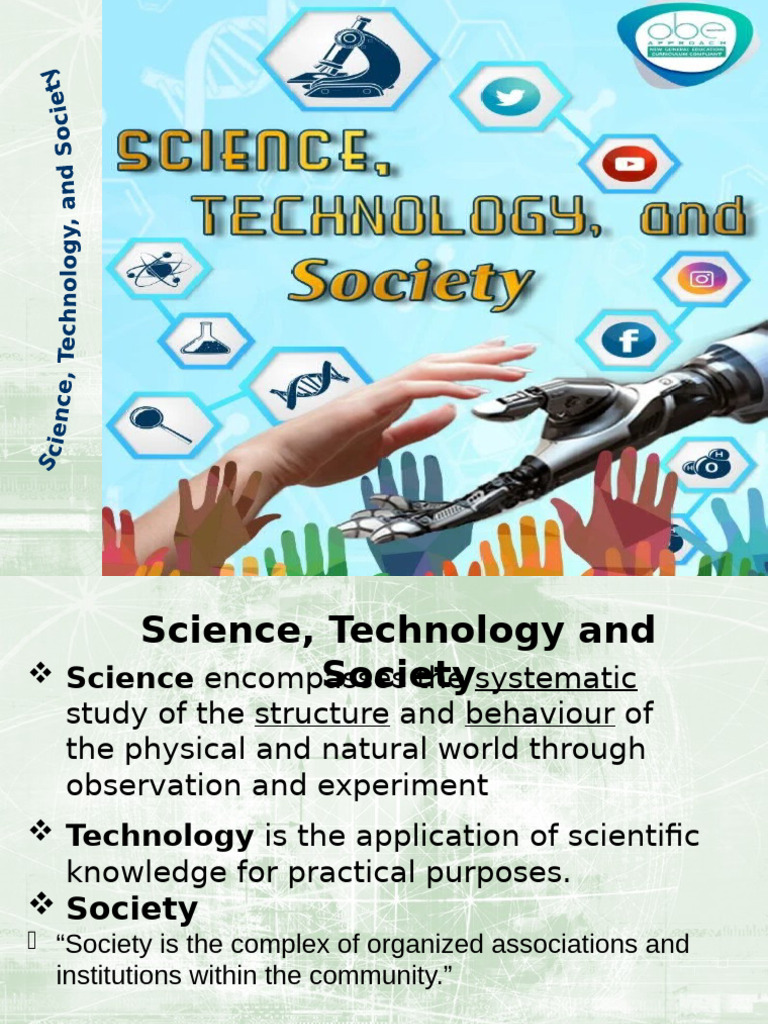 Lesson 1 Introduction STS | PDF | Society