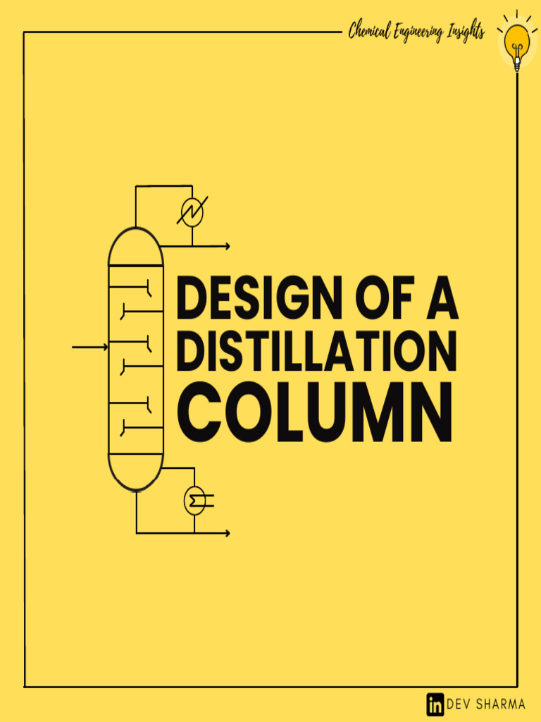 Design of Distillation Column | PDF | Distillation | Scientific Phenomena