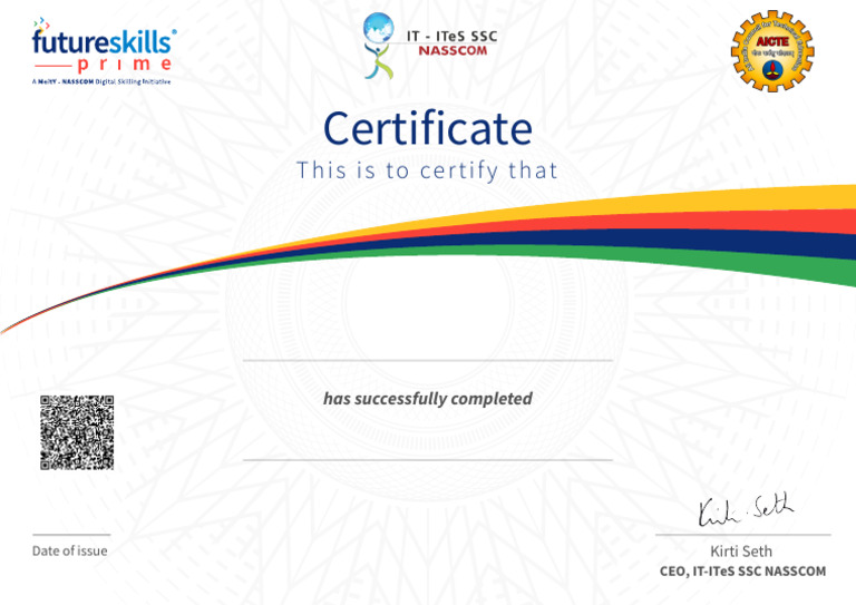Affaz Hussain Certificate of Future Skills Prime | PDF