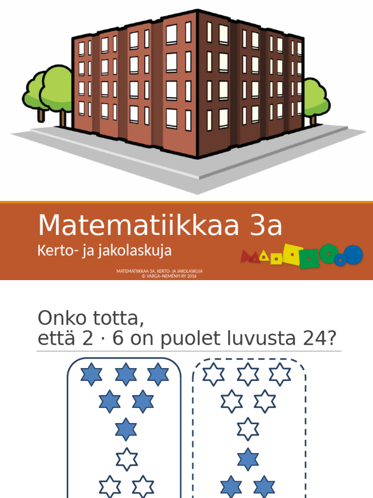 05 Matematiikkaa 3a Kertolasku 9-15 | PDF