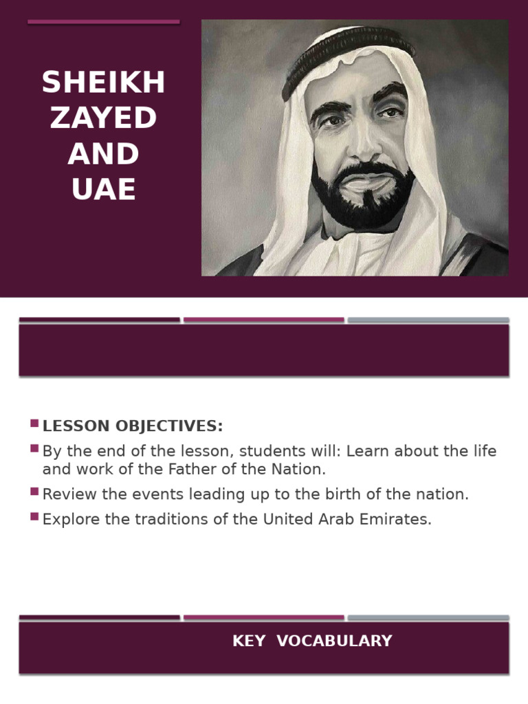 Sheikh Zayed: Father of the UAE Nation | PDF | United Arab Emirates ...