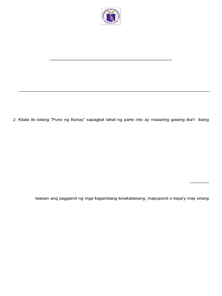 TQ - Q4 - TLE EPP - 5 - Jonalyn Ambrona | PDF