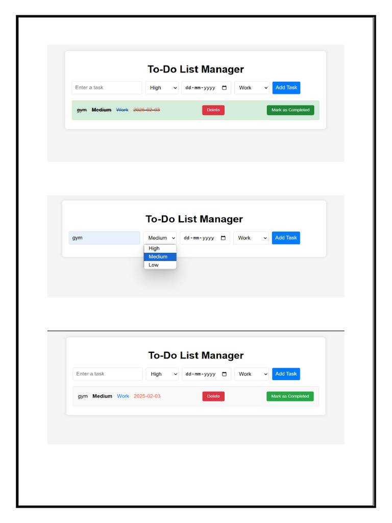 To DO List Manager Using PHP | PDF