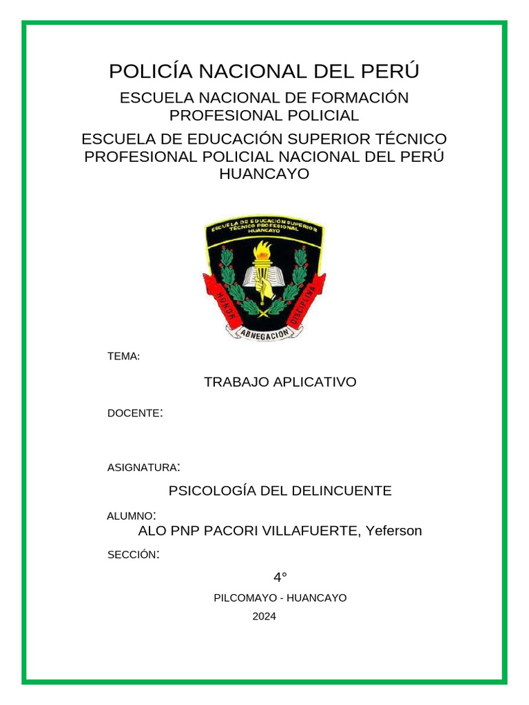 PACORI | PDF | Sicología | Pensamiento