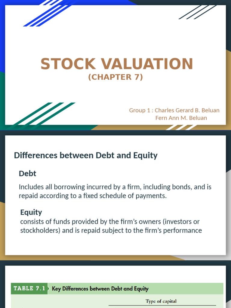 Stock Valuation and Equity Basics | PDF | Initial Public Offering | Stocks