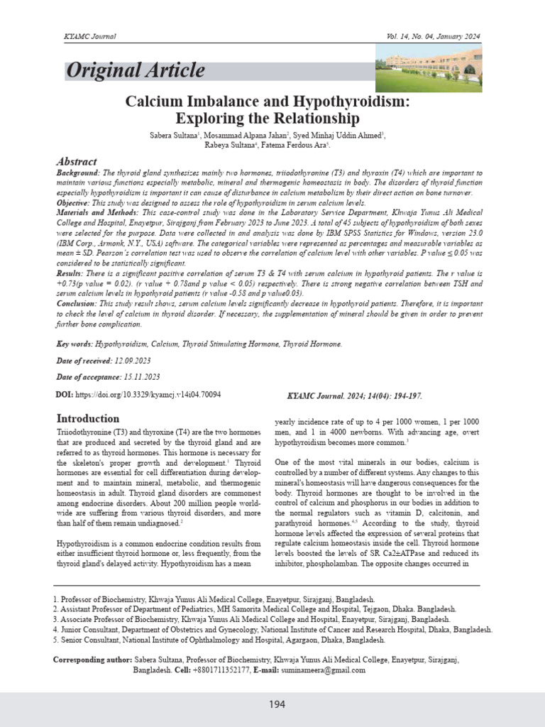 03.+Calcium+Imbalance+and+Hypothyroidism+Exploring+the+Relationship ...