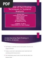 Fact Finding Techniques in System Analysis | PDF | Intelligence ...