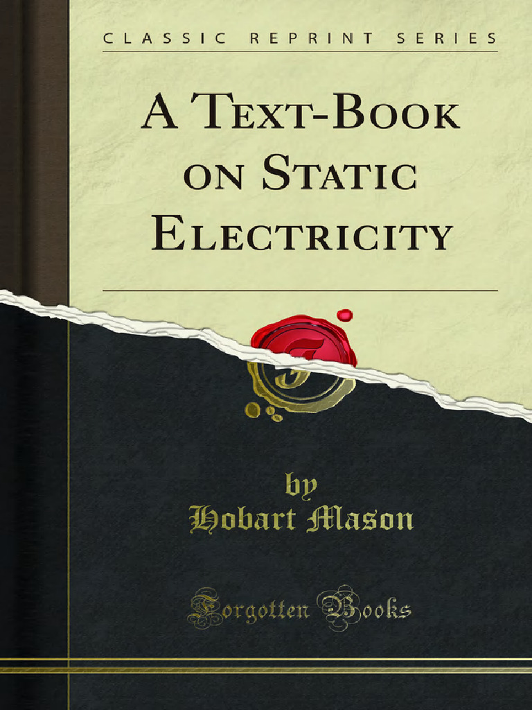 A Textbook of Static Electricity | PDF | Capacitor | Electromagnetism
