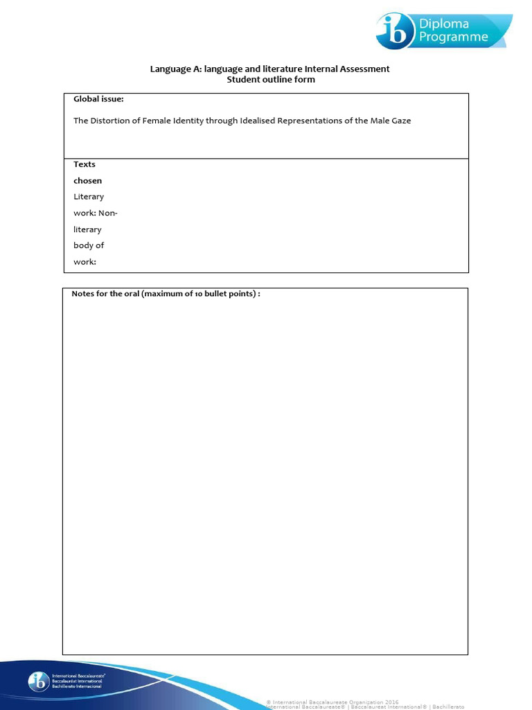 IO Planning Template | PDF
