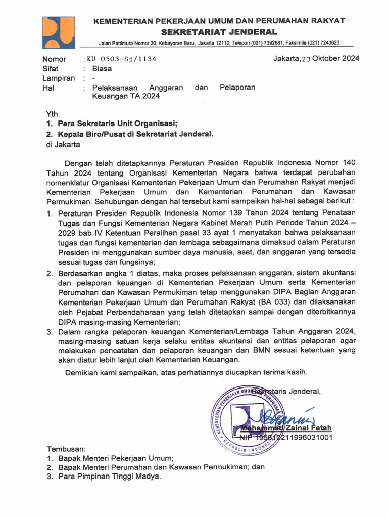 Pelaksanaan Anggaran Dan Pelaporan Keuangan TA 202 - 241024 - 160945 | PDF