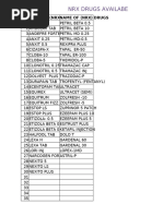 NRX Drug List and Uses | PDF