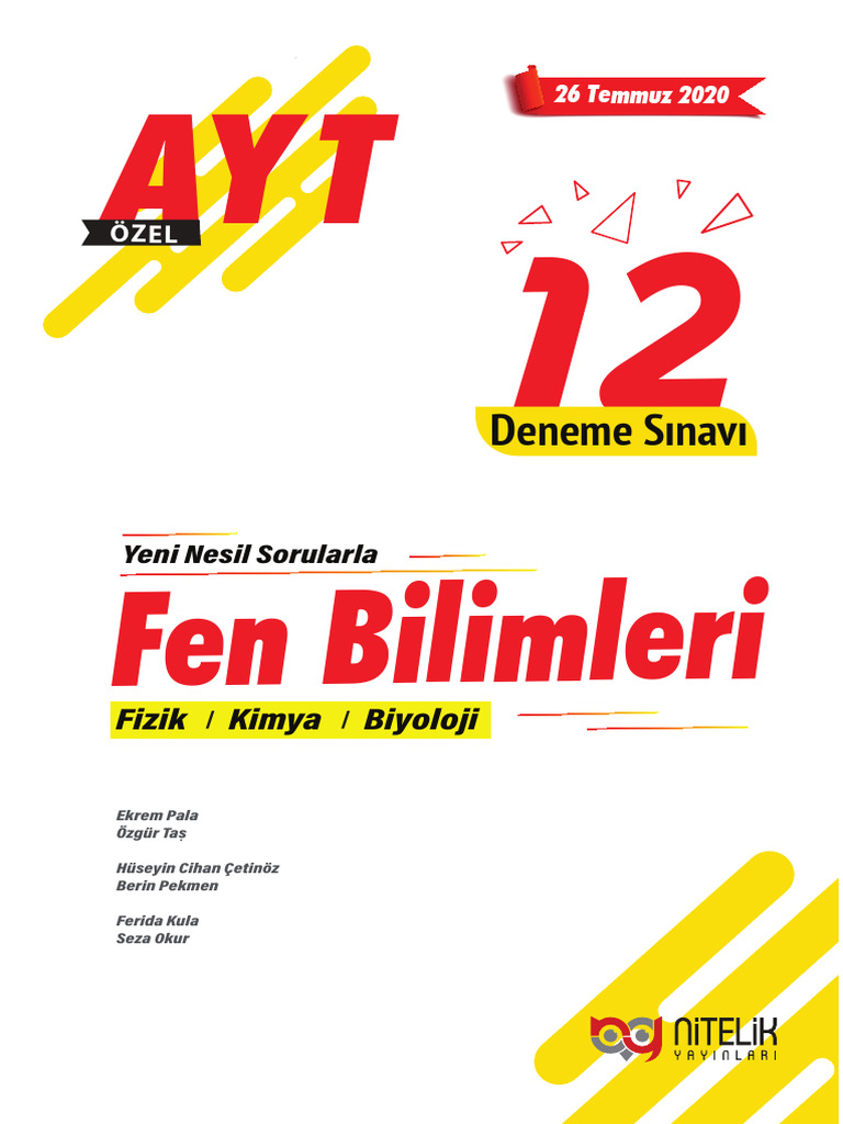 Ni̇teli̇k 12li̇ Fen Bilimleri | PDF