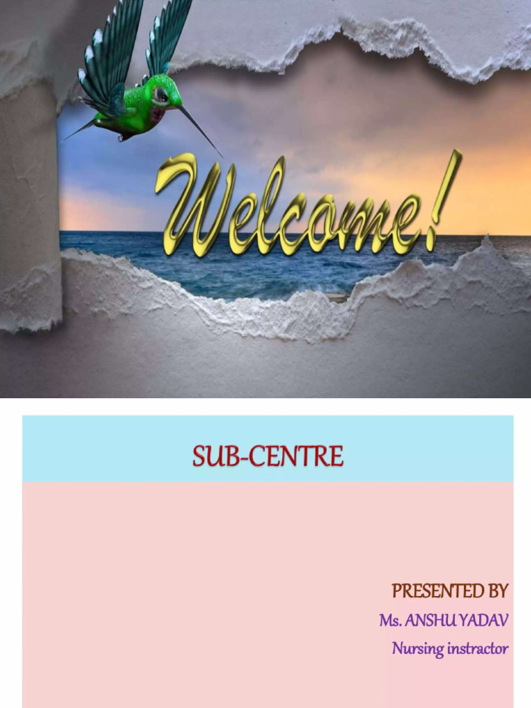 Sub Center | PDF