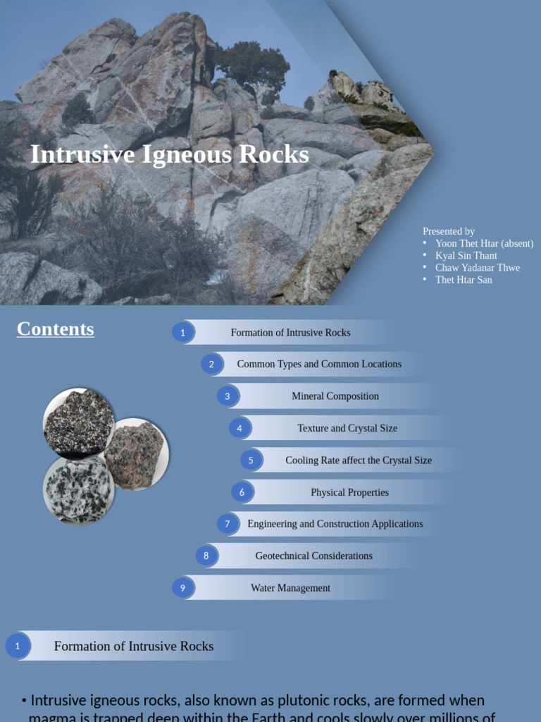 Intrusive Igneous Rock-G3 | PDF | Igneous Rock | Granite