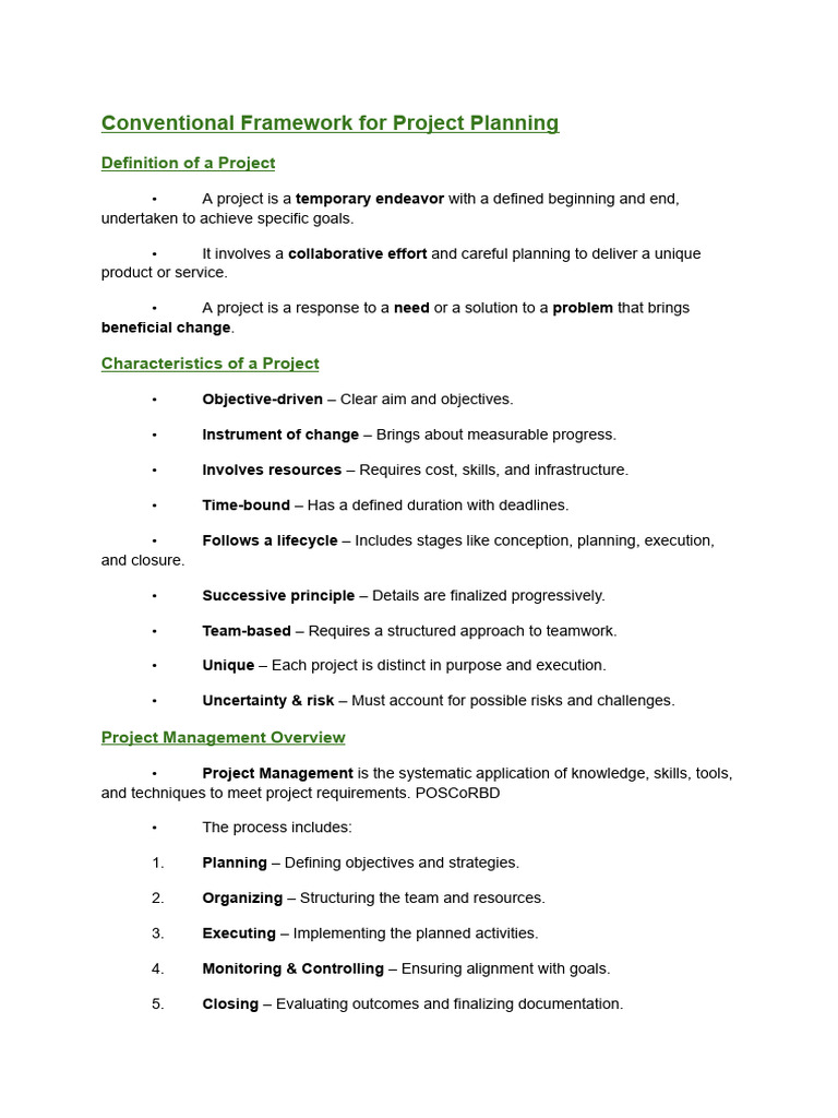 Project Management Unit 1 | PDF | Project Management | Performance Indicator