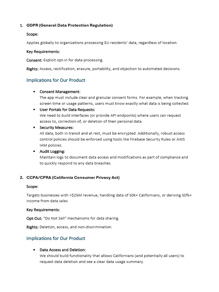 Data Privacy Compliance Guidelines | PDF | Computer Security | Security