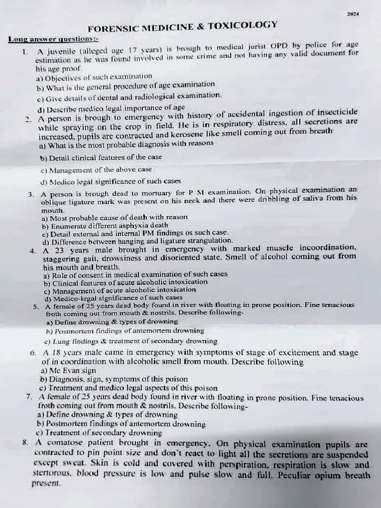 FMT IMPS | PDF | Autopsy | Medicine