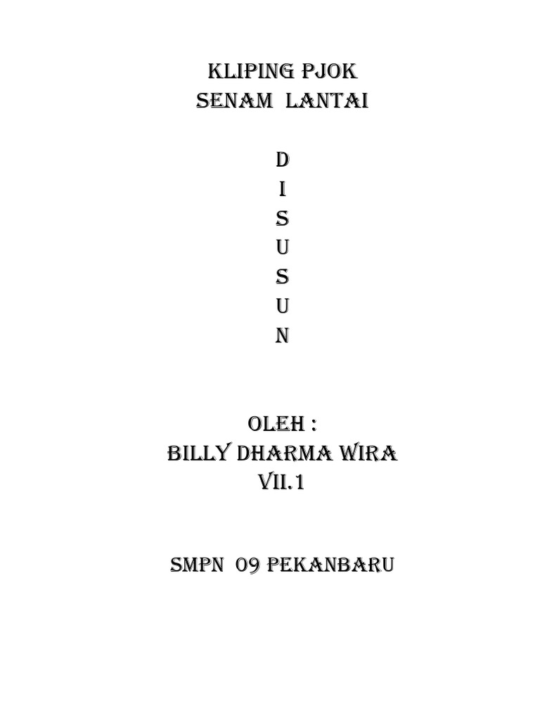 Senam Lantai Billy | PDF
