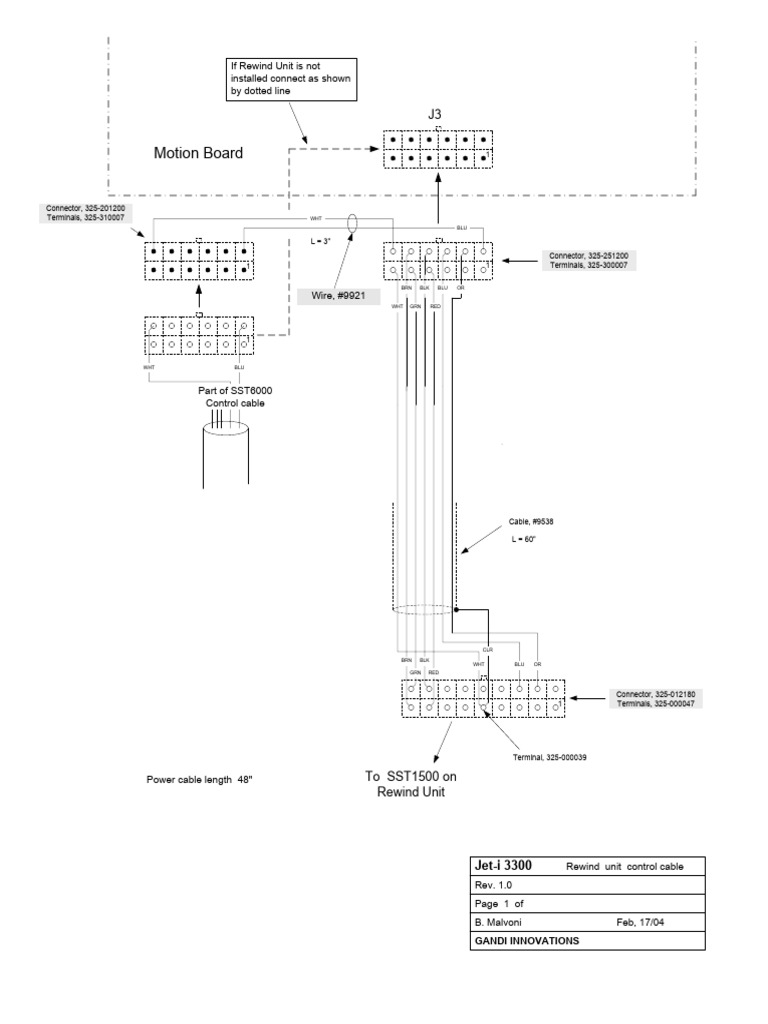Rewind Control Cable PDF | PDF | Electrical Engineering | Equipment
