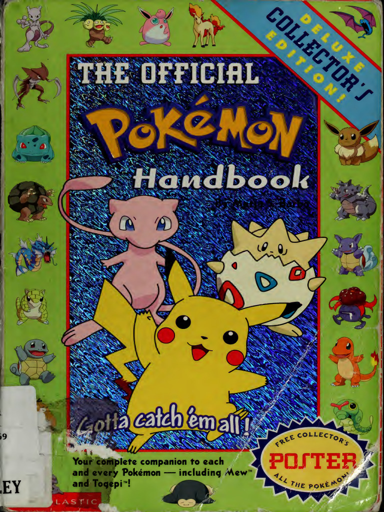 The Official Pokemon Handbook Deluxe Edition - Maria S Barbo | PDF ...