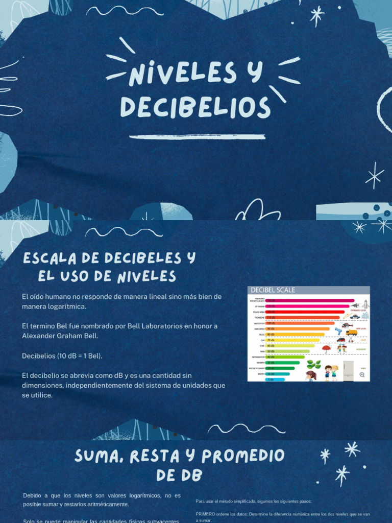 Niveles y Decibelios: Guía Completa | PDF | ruido | Sonido