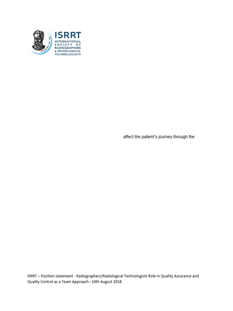QA-and-QC | PDF | Radiology | Medical Imaging
