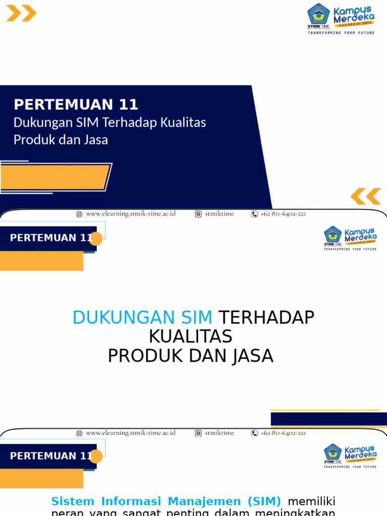Pertemuan 11 SIM | PDF