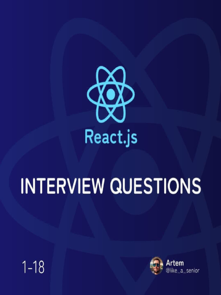 Top React Interview Questions!-1 | PDF | Information Technology | Web ...