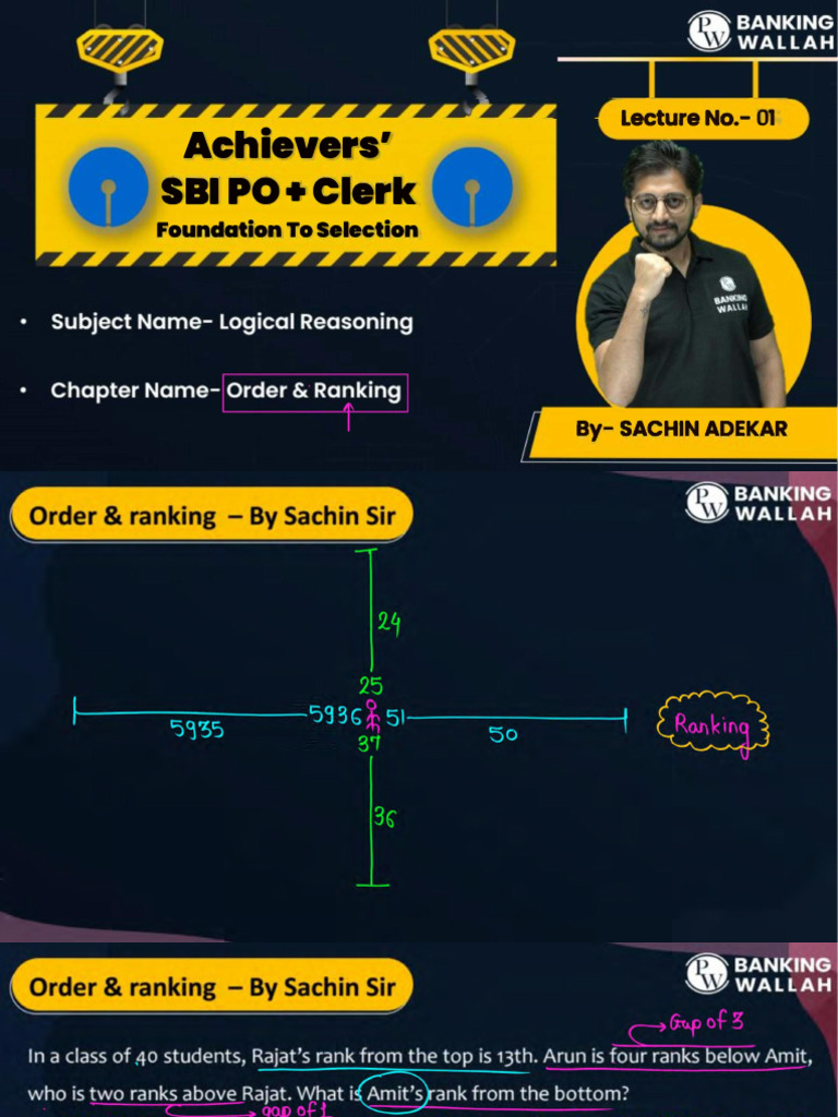 Order & Ranking | PDF