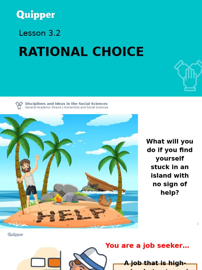 UNIT-3-Lesson-2-Rational-Choice | PDF | Rationality | Theory