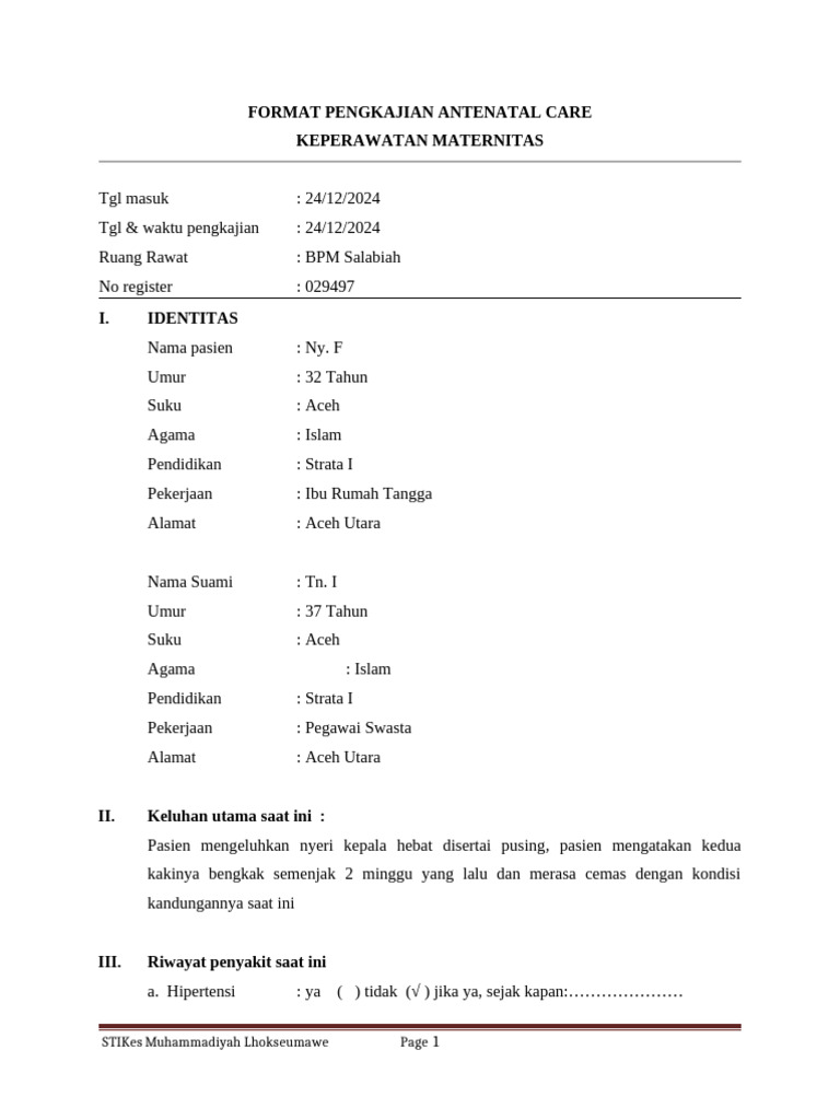 ANS - Kasus PEB | PDF