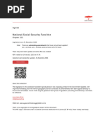 NSSF Act Cap 230 | PDF