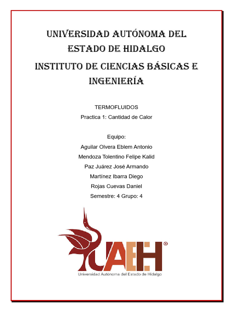 Practica Termo 1 | PDF | Temperatura | Calor