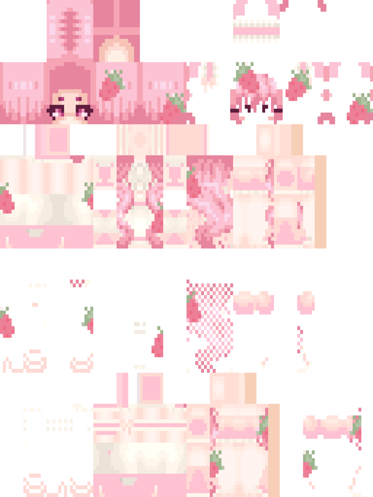 Strawberry Girl MC Skin | PDF