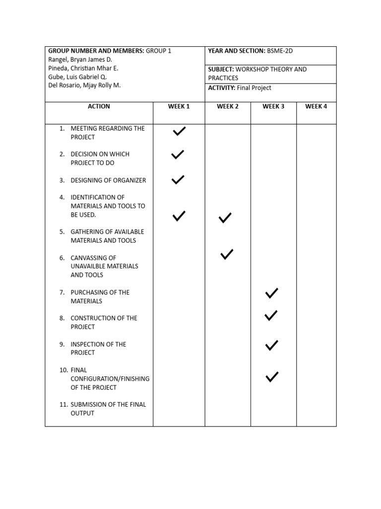 WTP Weekly Report 23 | PDF