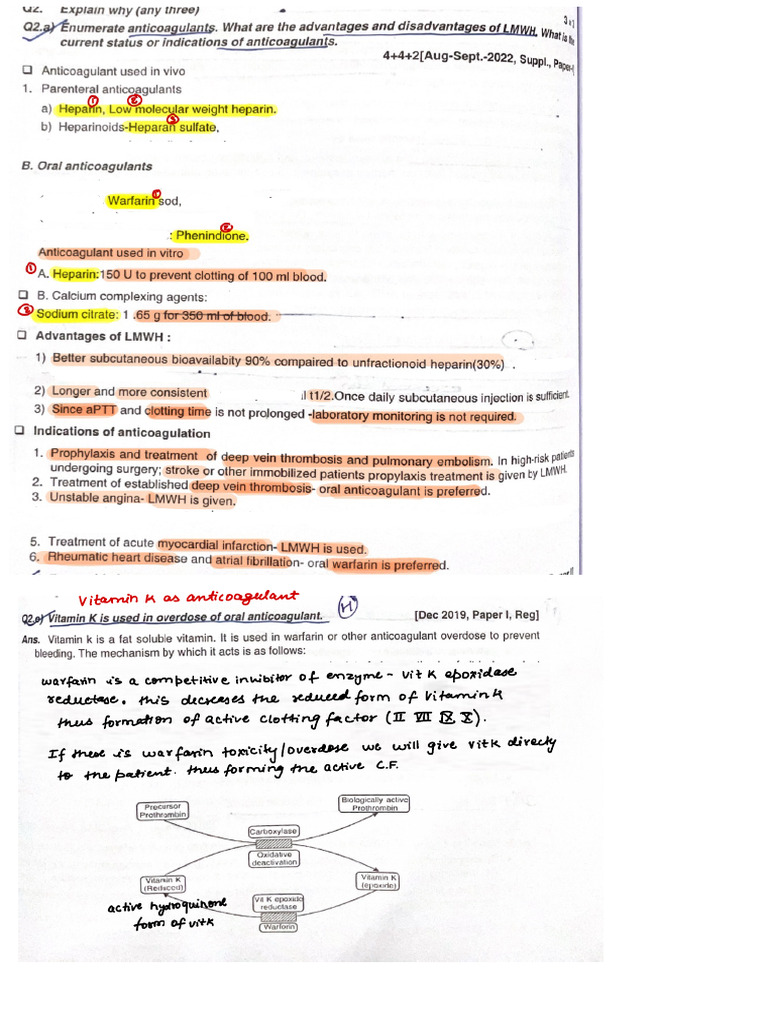 Exam Notes Paper 1 | PDF