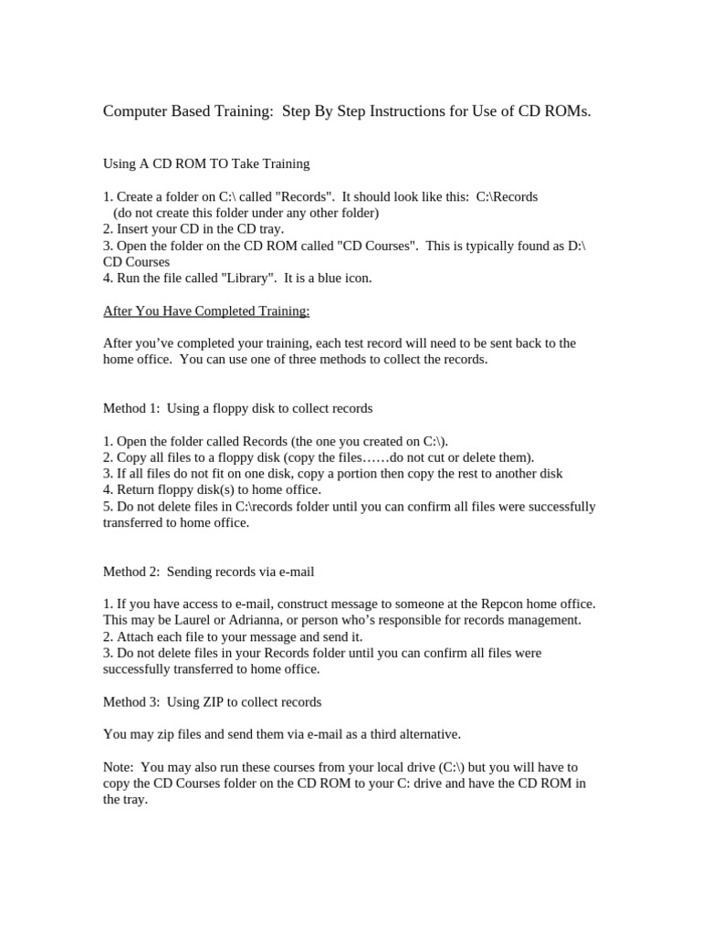 Instructions Pdf